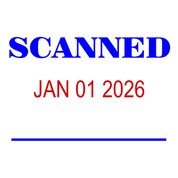 Custom Scanned Date Stamp | Simply Stamps