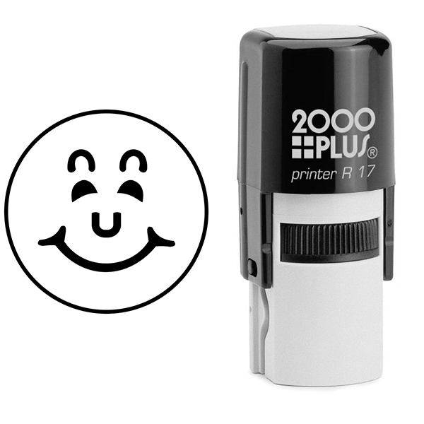 Smiley Face Happy Teacher Rubber Stamp - Simply Stamps
