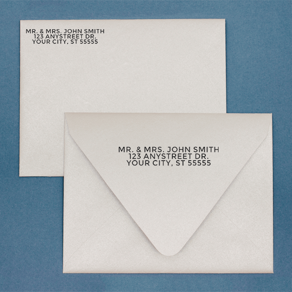 Bold Custom 3 Line Stamp - Simply Stamps