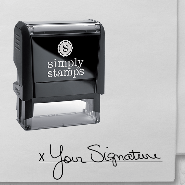 Medium Signature Stamp - Simply Stamps