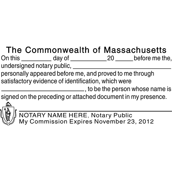 Massachusetts SIGNATURE WITNESS Notary Stamp - Simply Stamps Massachusetts SIGNATURE WITNESS Notary Stamp - Simply Stamps