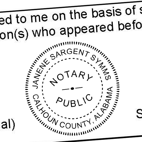 Alabama Notary Seal Stamp - Simply Stamps