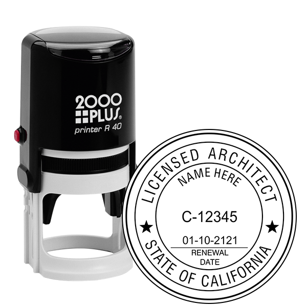State of California Architect Seal - Simply Stamps