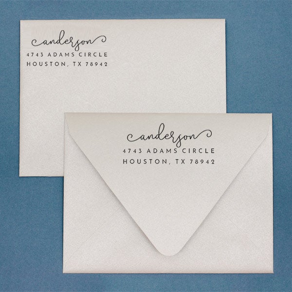Anderson Handwritten Address Stamp - Simply Stamps