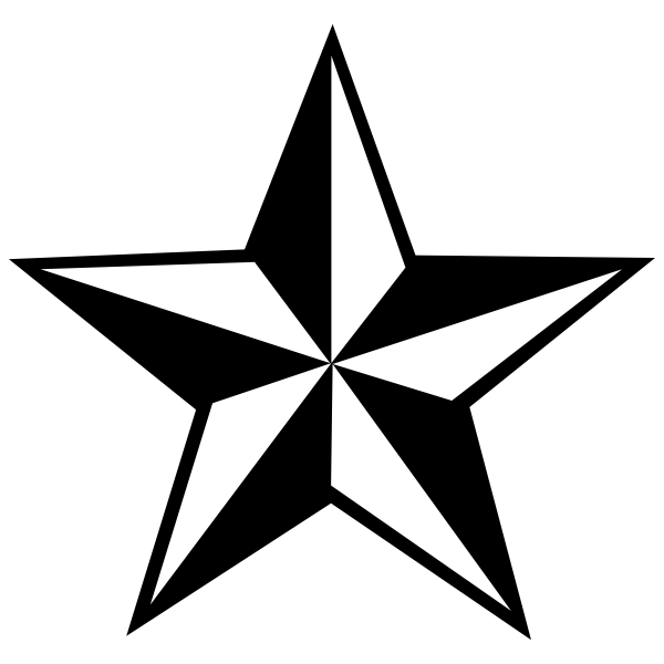 Nautical Star Rubber Stamp - Simply Stamps