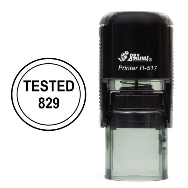 Custom Tested Inspection Stamp - Simply Stamps