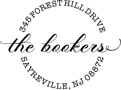 Meadowlark Couples Address Stamp - Simply Stamps