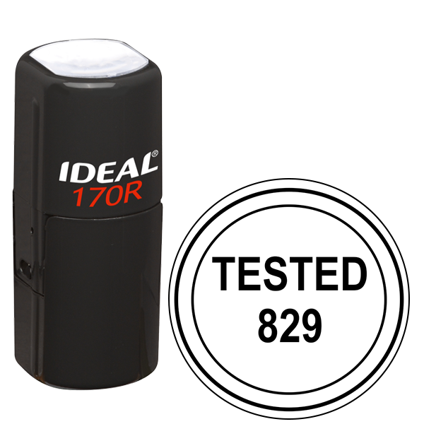 4 Line Custom Text Inspection Stamp - Simply Stamps