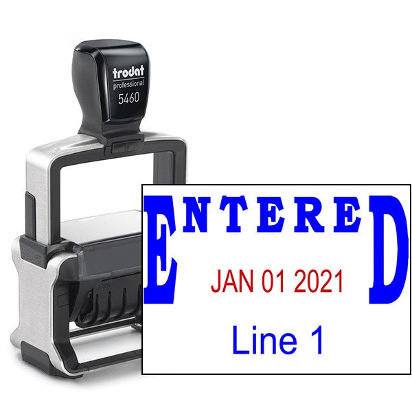 Entered Date Stamp Trodat Professional 5460 | Simply Stamps