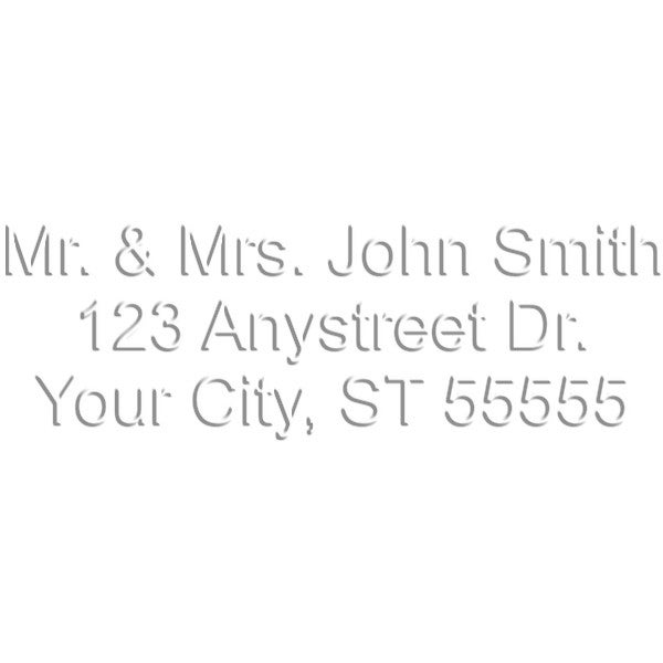 Classic Monogram Address Embosser - Simply Stamps