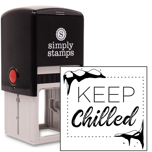 Keep Food Chilled Packaging Stamp - Simply Stamps