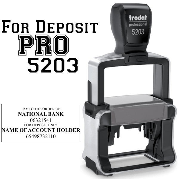 Custom For Deposit Only Financial Stamp - SimplyStamps