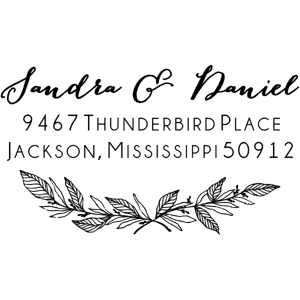 Family House Custom Address Stamp - Simply Stamps