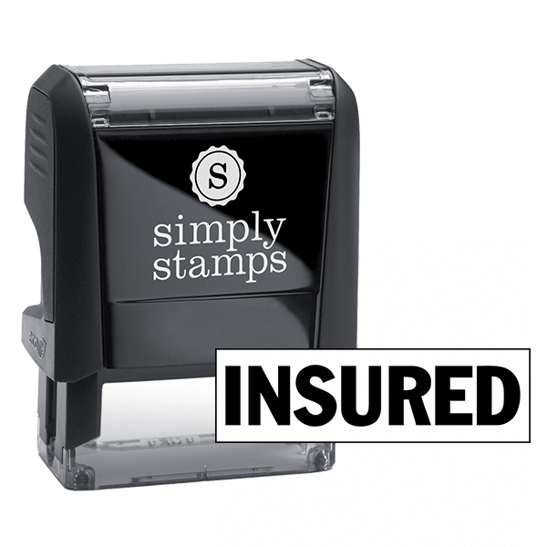 Insured Stock Stamp - Simply Stamps