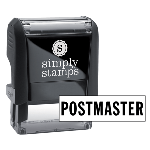 Postmaster Stock Stamp - Simply Stamps