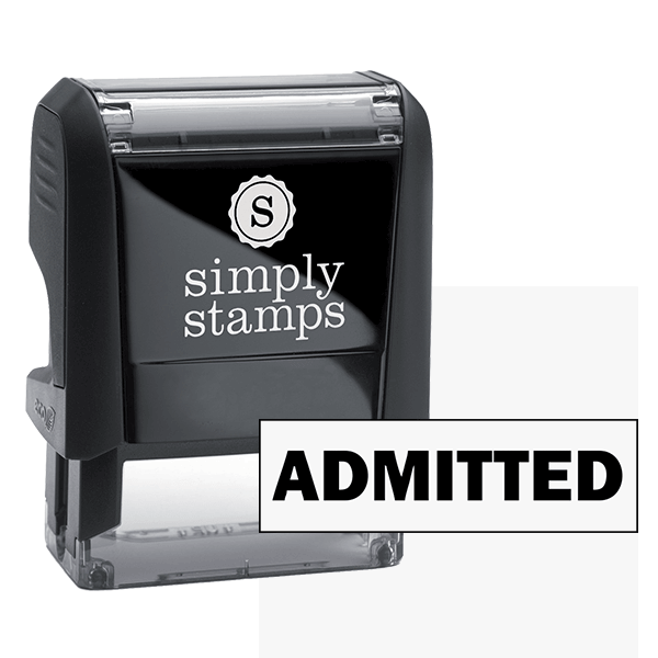 Admitted Stock Stamp - Simply Stamps