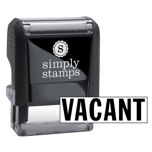 Vacant Stock Stamp - Simply Stamps