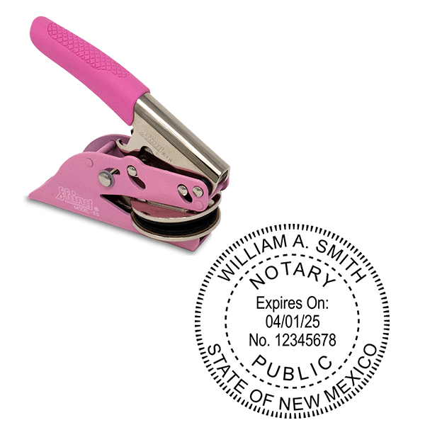 New Mexico Notary Rectangular State Stamp - Simply Stamps
