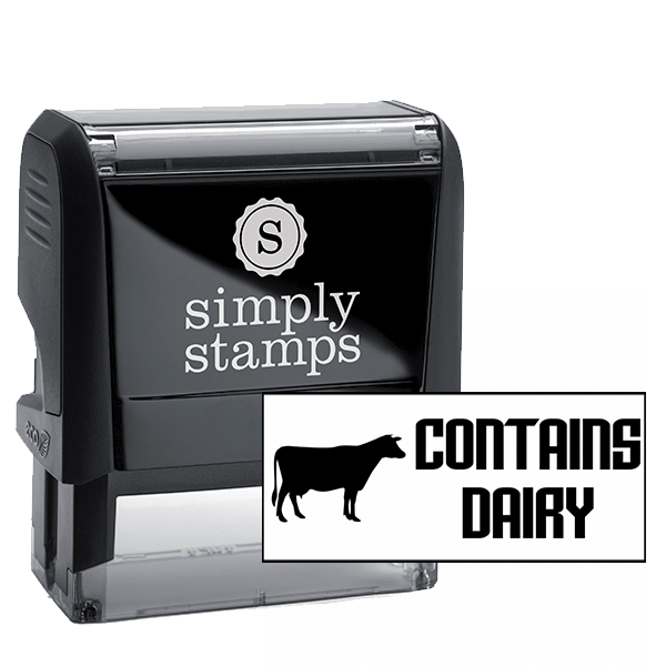 Contains Dairy Stamp | Simply Stamps