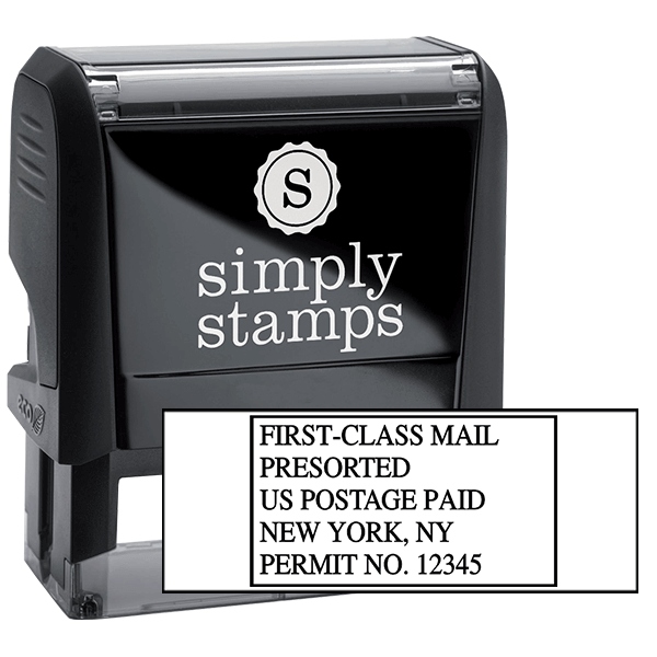Non Profit Org Postage Paid Permit Rubber Stamper - Simply Stamps