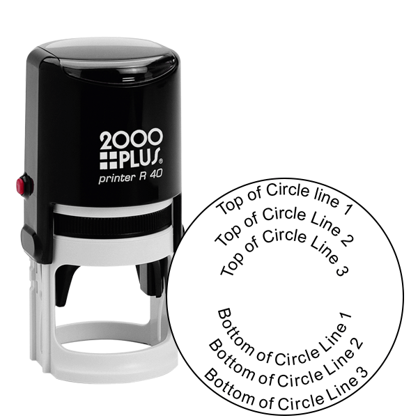 Custom 7 Line Rubber Stamp - Simply Stamps