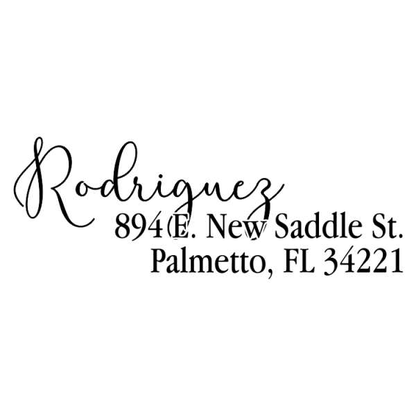 Script Overlay Address Stamp | SimplyStamps.com