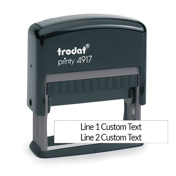 2 Line Custom Rubber Stamp - Simply Stamps