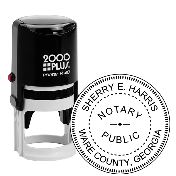 Round Michigan Notary Seal Embosser | Simply Stamps Round Michigan Notary Seal Embosser | Simply Stamps