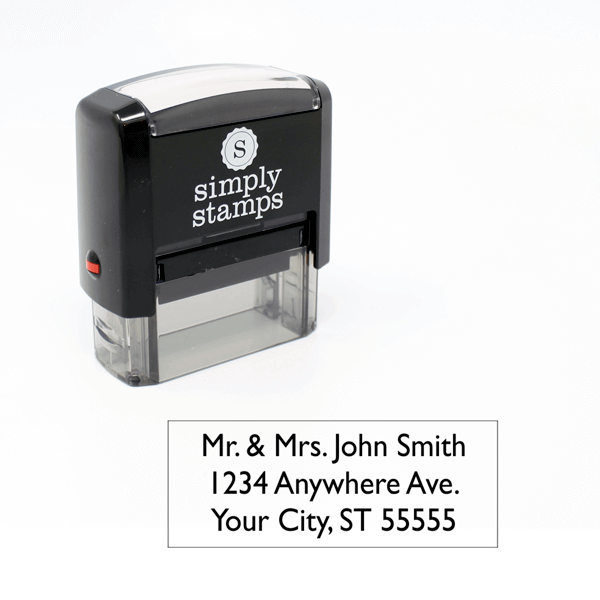 Custom 3 Line Address Stamp