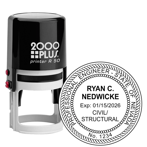 State of Nevada Civil Structural Engineer Seal - Simply Stamps