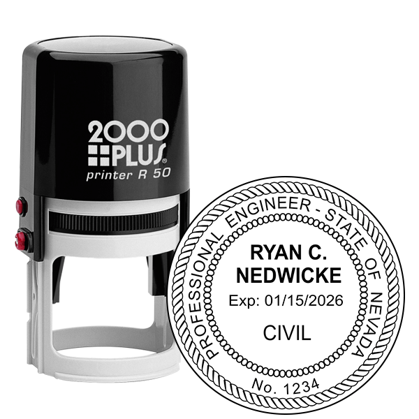 State of Nevada Engineer Seal - Simply Stamps