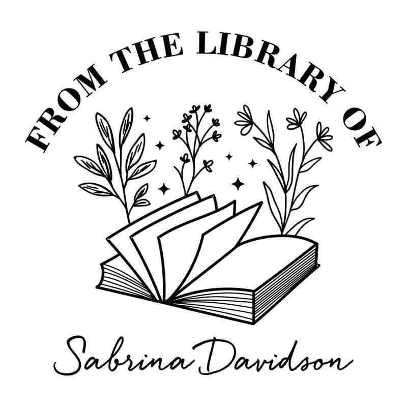 Growth Custom Book Stamp - Simply Stamps