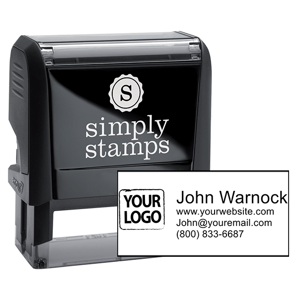 Vintage Logo Address Stamp - Simply Stamps