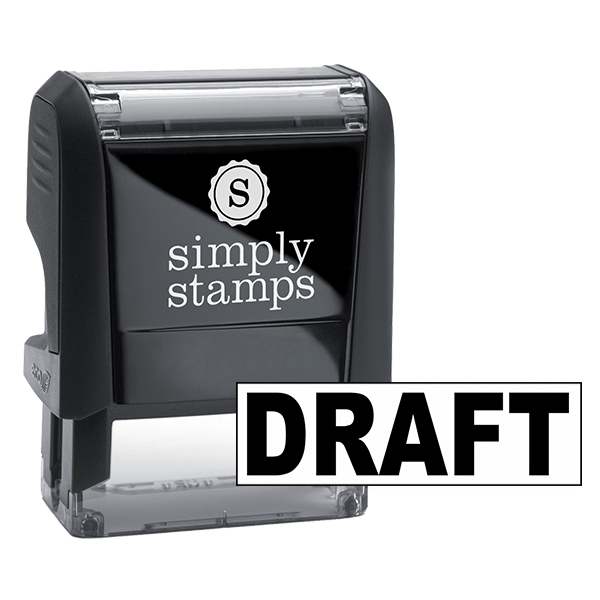 DRAFT Stamp Bold - Simply Stamps