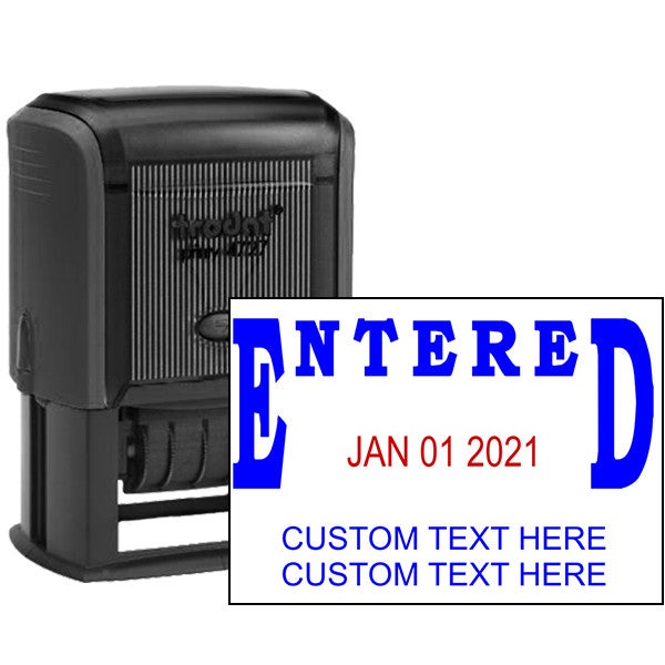 Entered Custom Date Stamp | Simply Stamps