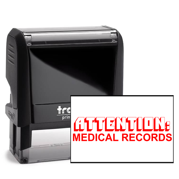 Custom 4 Line Medical Stamp - Simply Stamps