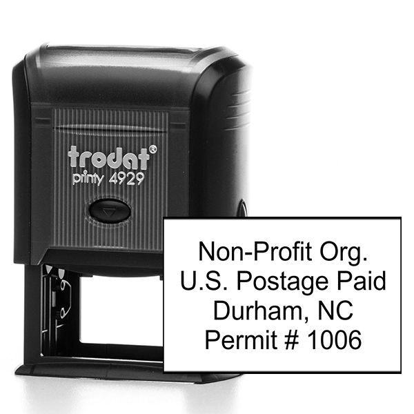 Non Profit Org Postage Paid Permit Rubber Stamper - Simply Stamps