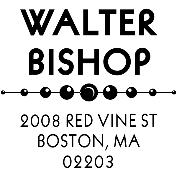 Vista Return Address Stamp - Simply Stamps