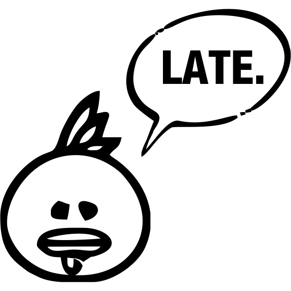 Late Chicken Teacher Stamp - Simply Stamps