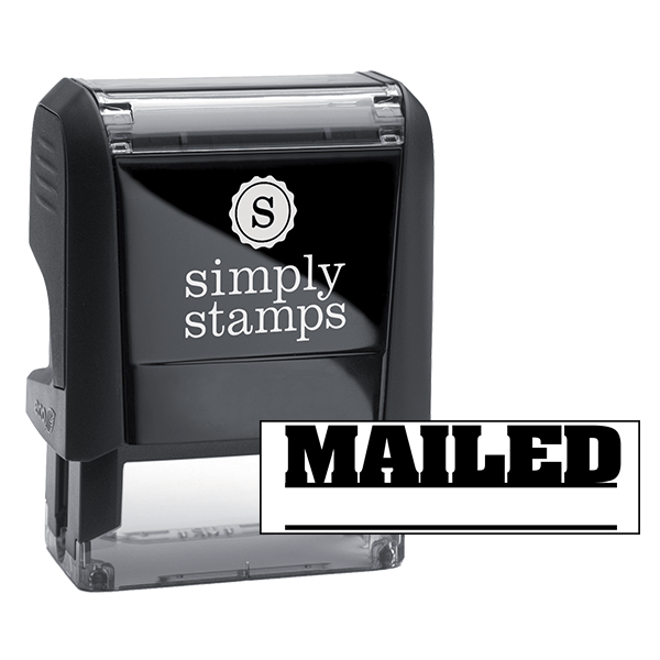 MAILED With Space Rubber Stamp - Simply Stamps