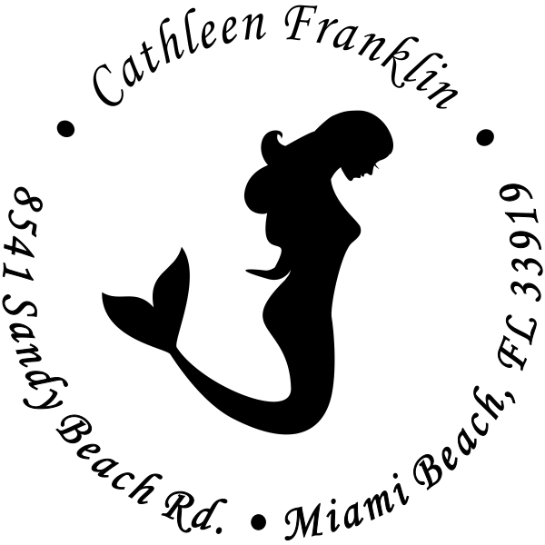 Palmetto Moon Address Stamp - Simply Stamps