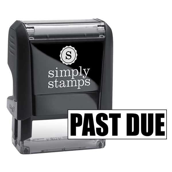 Bold Past Due Stamp - Simply Stamps