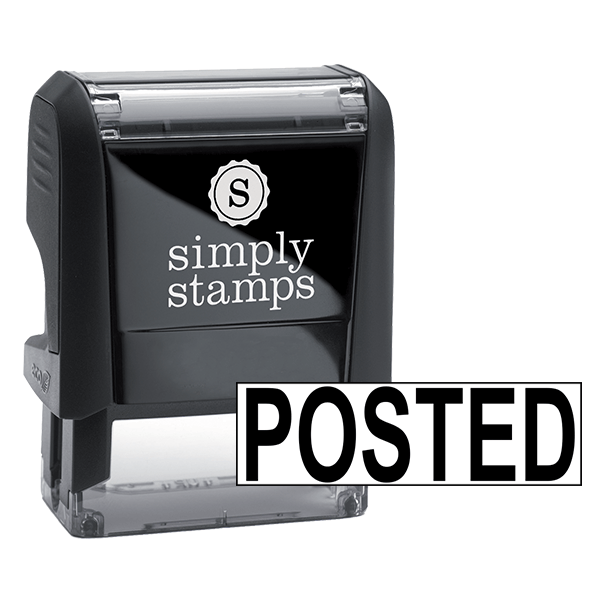 POSTED Bold Rubber Stamp - Simply Stamps