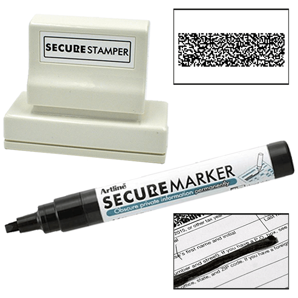 Xstamper Secure Stamper Large & Secure Pen - Simply Stamps