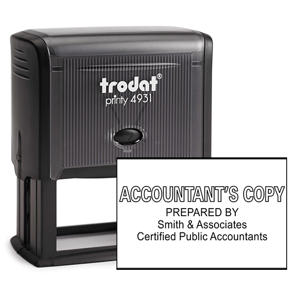Accountant's Copy Stamp Outlined- Simply Stamps