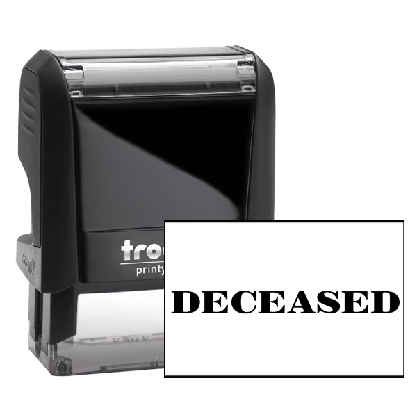 Deceased Stamp - Simply Stamps