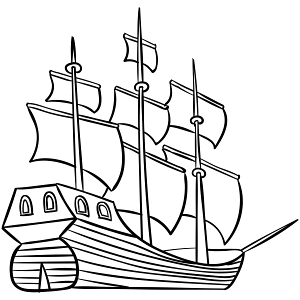 mayflower craft template