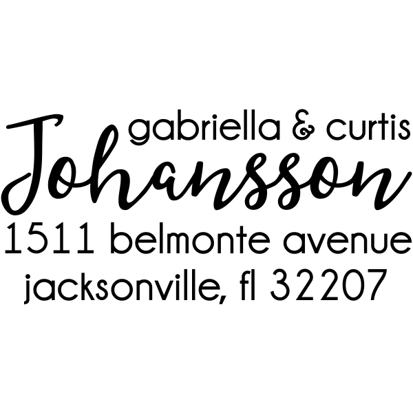 Ferguson Address Stamp - Simply Stamps