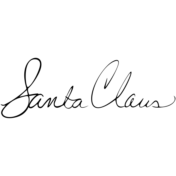 Santa Claus Realistic Signature Stamp - Simply Stamps