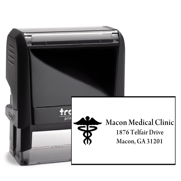 Custom 4 Line Medical Stamp - Simply Stamps